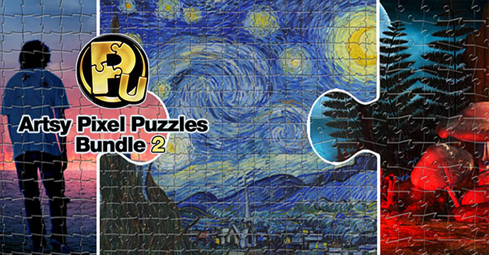 Artsy Pixel Puzzles Bundle 2 | 8 Puzzle Packs | 92% OFF