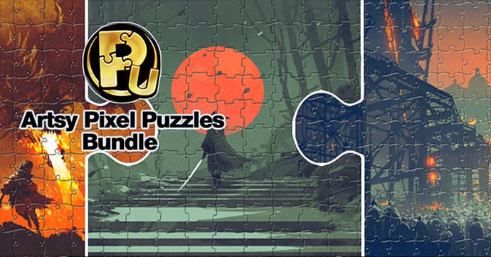 Artsy Pixel Puzzles Bundle | 8 Puzzle Packs | 93% OFF