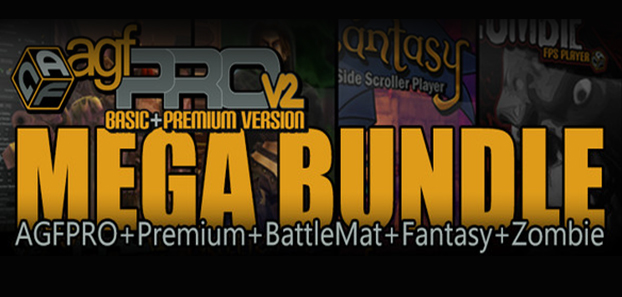 Axis Game Factory's MEGA BUNDLE = AGFPRO + Premium + Zombie + Fantasy + BattleMat Multiplayer ...
